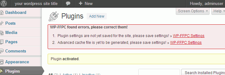 Nginx Wordpress Wp Ffpc Plugin Ngxpagespeed Lemp Nginx Web Stack For