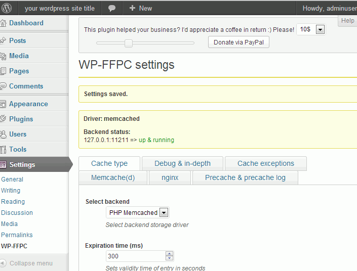 Nginx Wordpress Wp Ffpc Plugin Ngxpagespeed Lemp Nginx Web Stack For